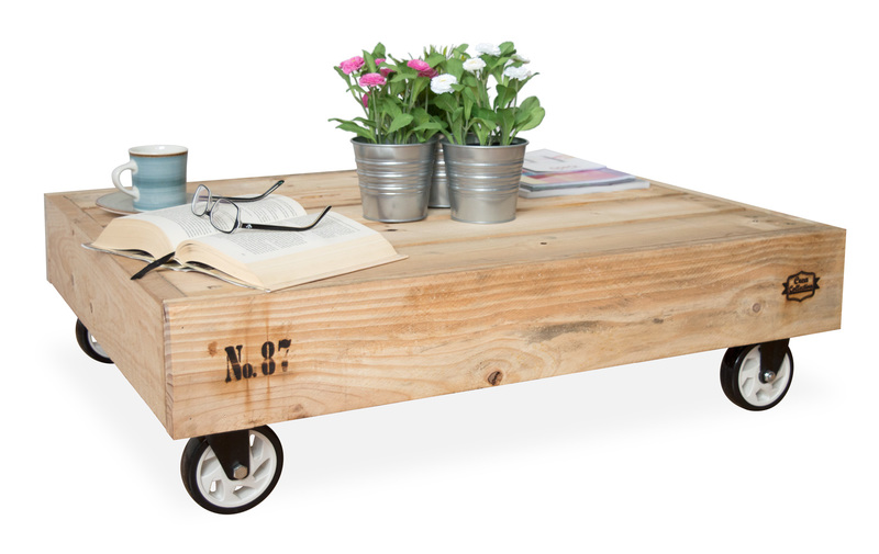 Mesa Palet de Centro con | mueblesvintage.com